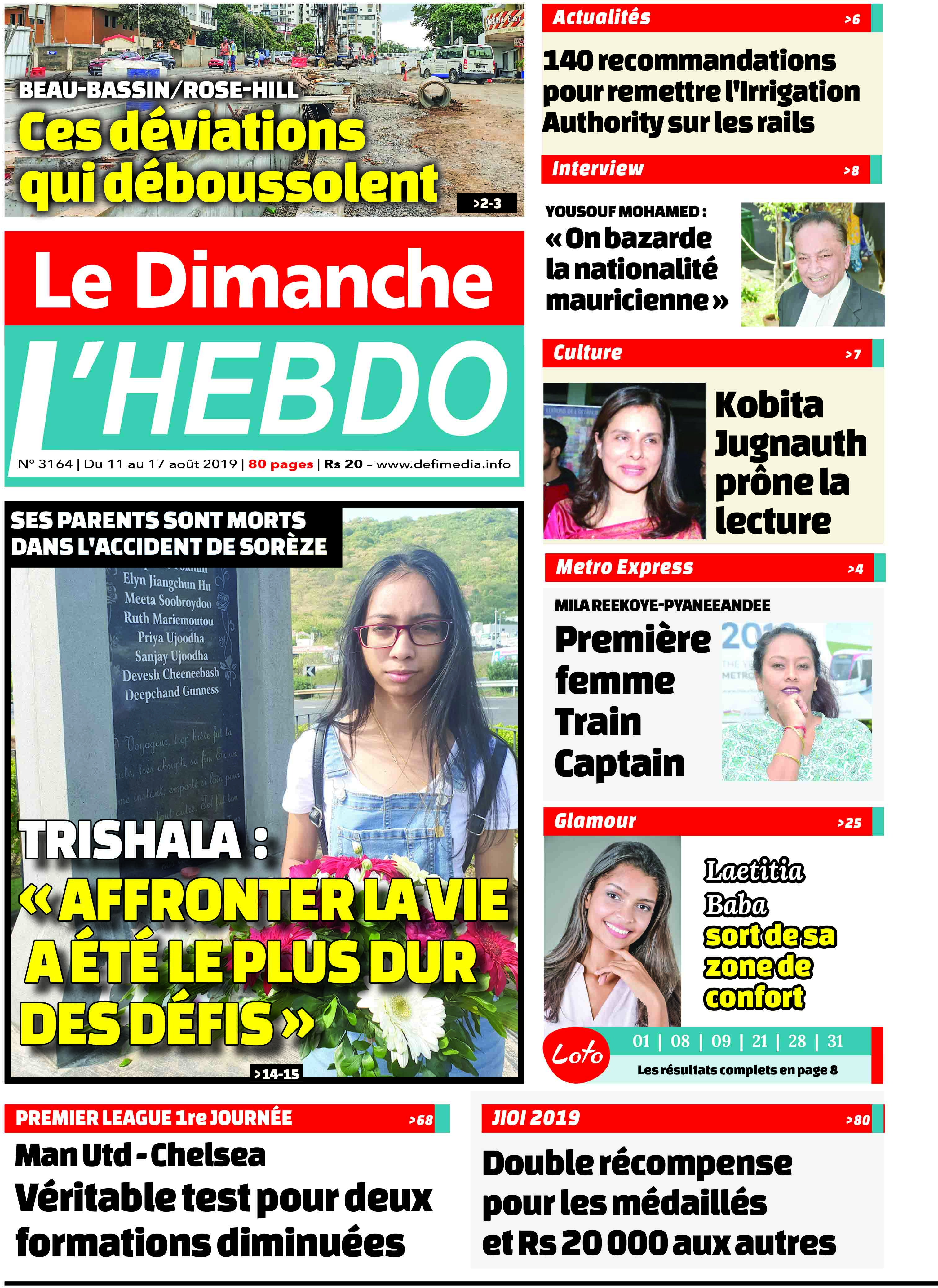 Voici la Une de Le Dimanche / L'Hebdo | Defimedia Voici la Une de Le Dimanche / L'Hebdo | Defimedia